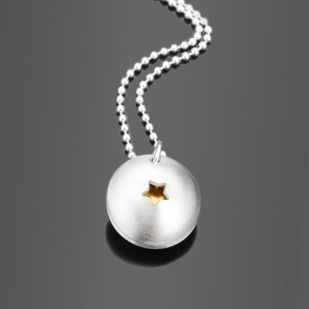 Baptism chain TWINKLE star 925 silver plated christening jewellery ...
