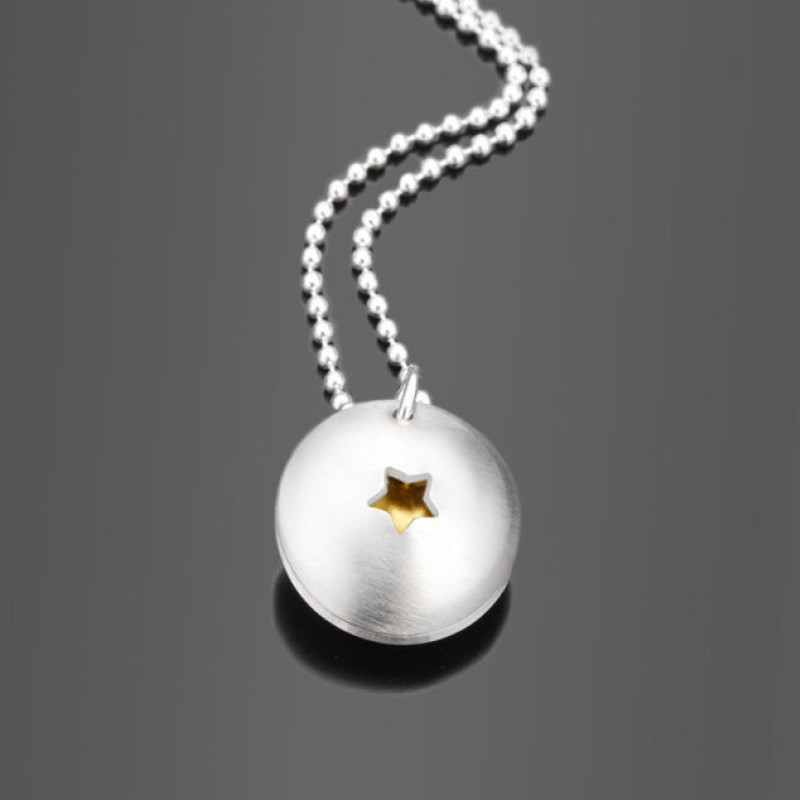 Baptism chain TWINKLE star 925 silver plated christening jewellery ...