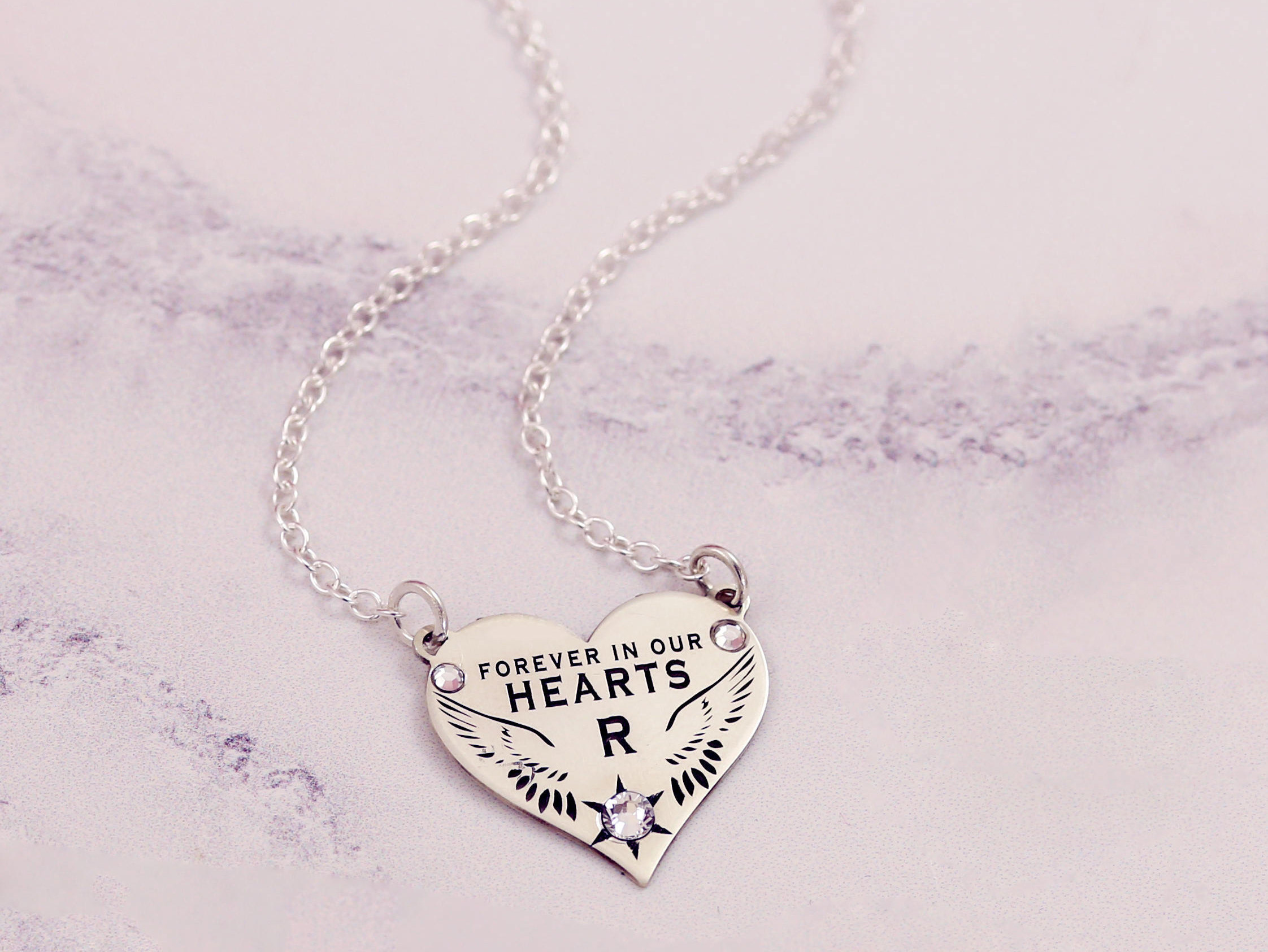 Condolence Gift | Angel Wing Necklace | In Memory Of Husband | Grief ...
