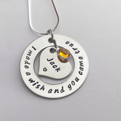 Personalised Mum necklace - mum jewellery - new mummy gift - new mum ...