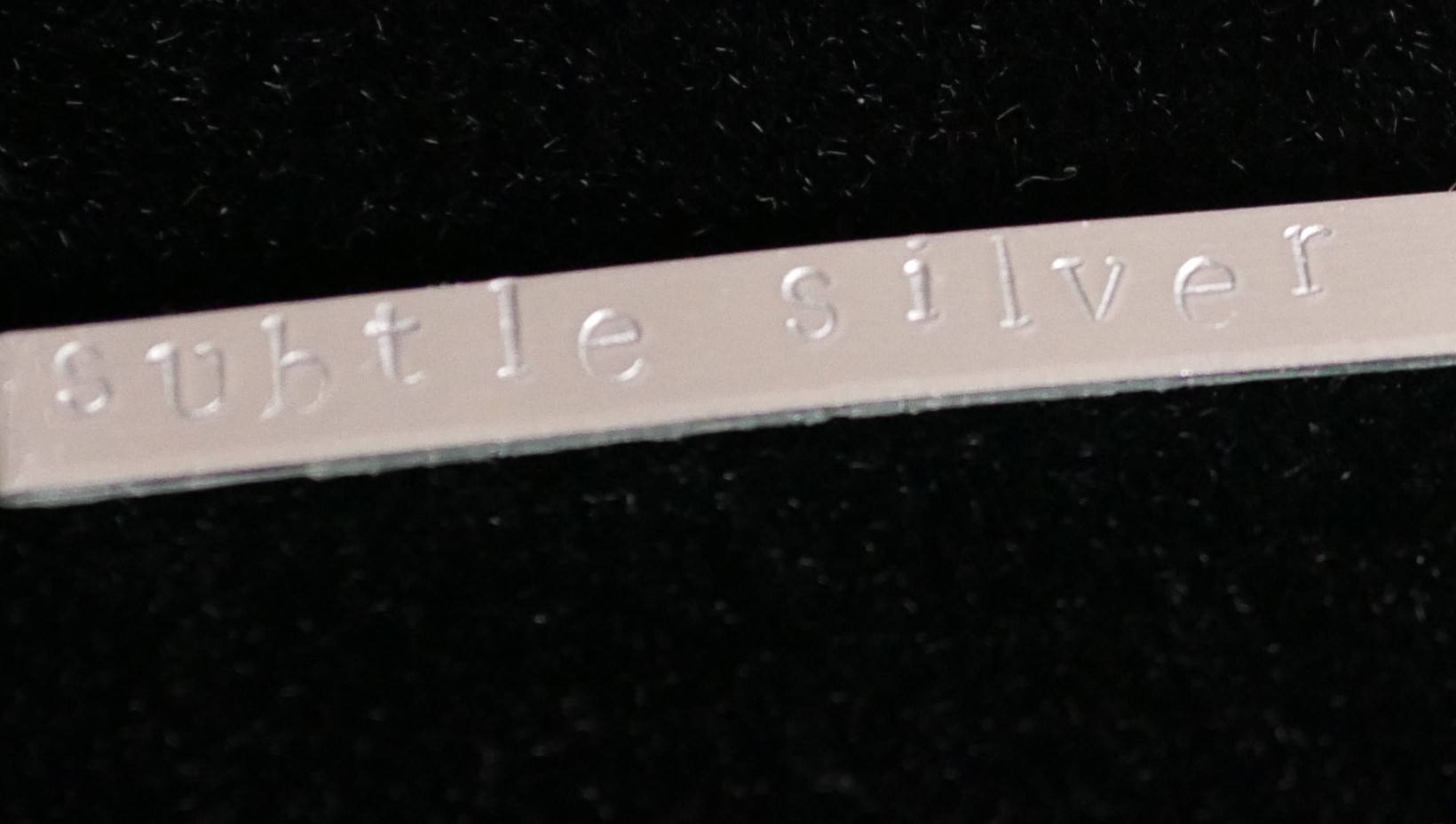 Personalised Sterling Silver Stamped ID Necklace