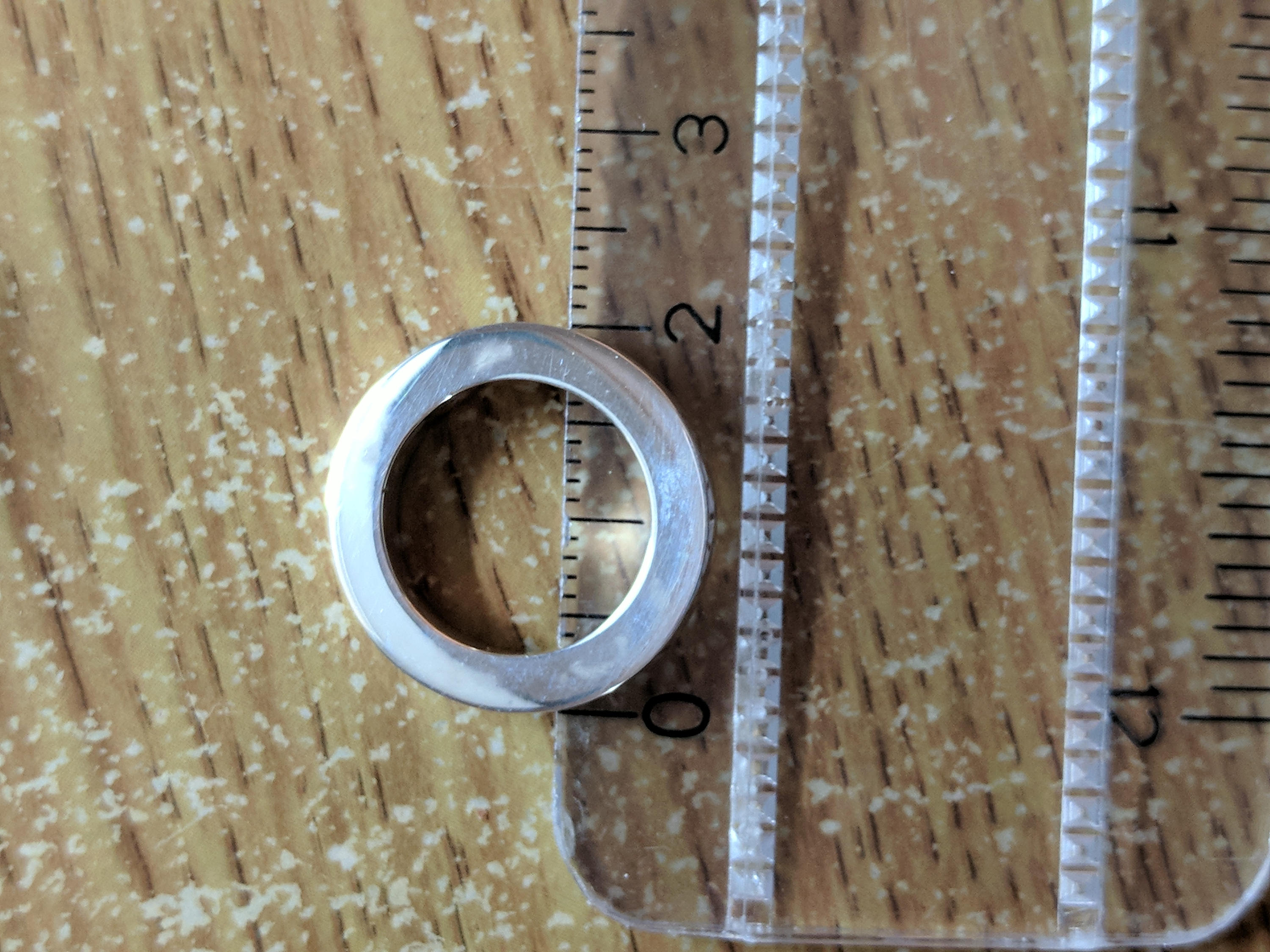 Personalised name loop, Sterling silver loop, Personalised loop pendant ...