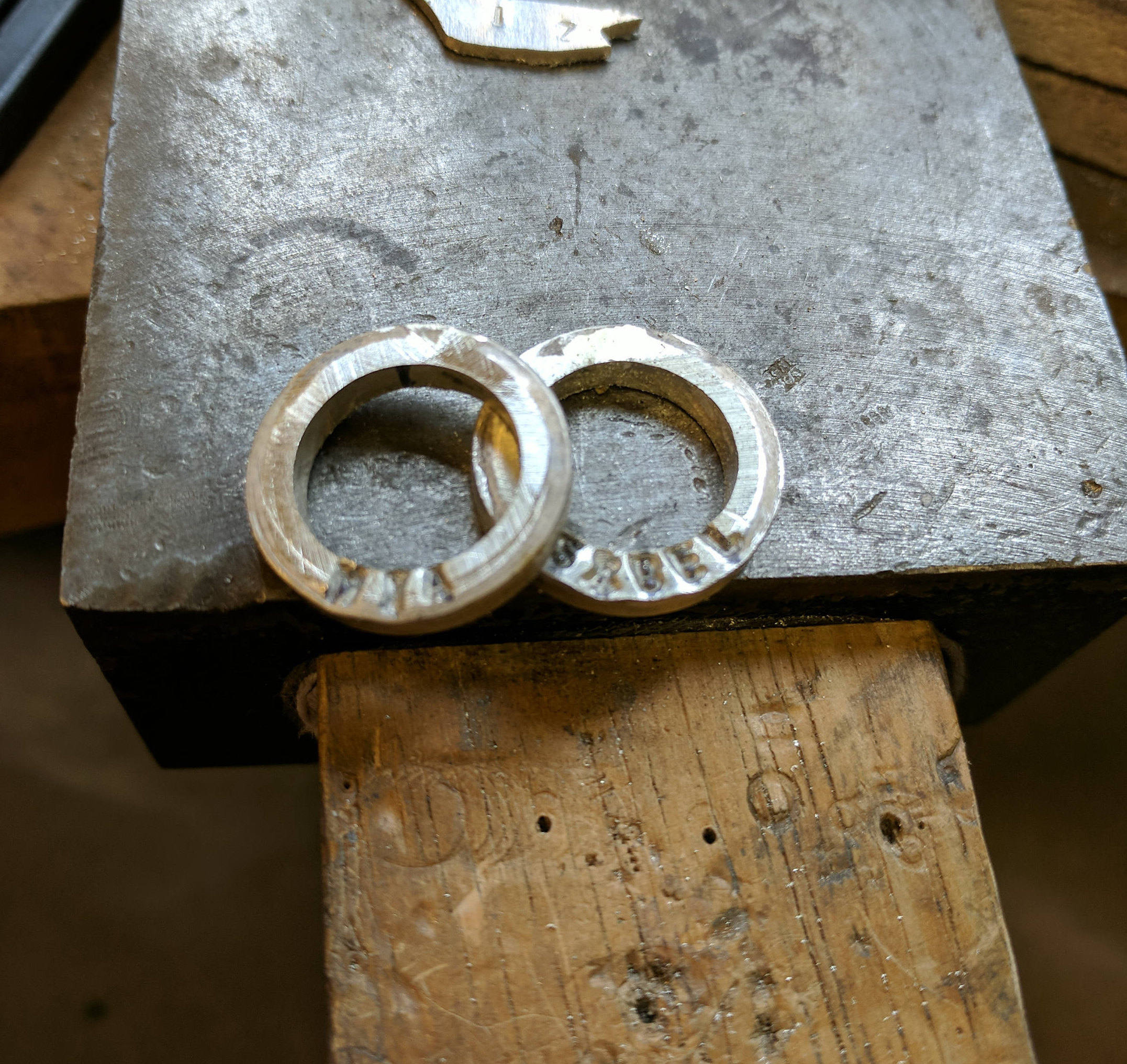 Personalised name loop, Sterling silver loop, Personalised loop pendant ...