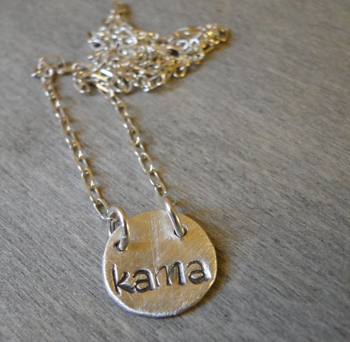 Personalize necklace chain with name Sterling Silver Hand made Custom ...