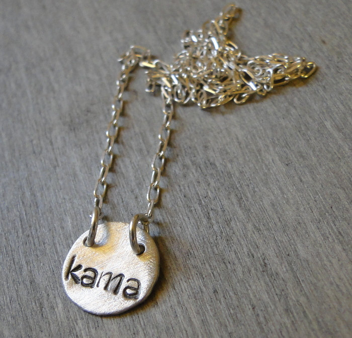 Personalize necklace chain with name Sterling Silver Hand made Custom ...