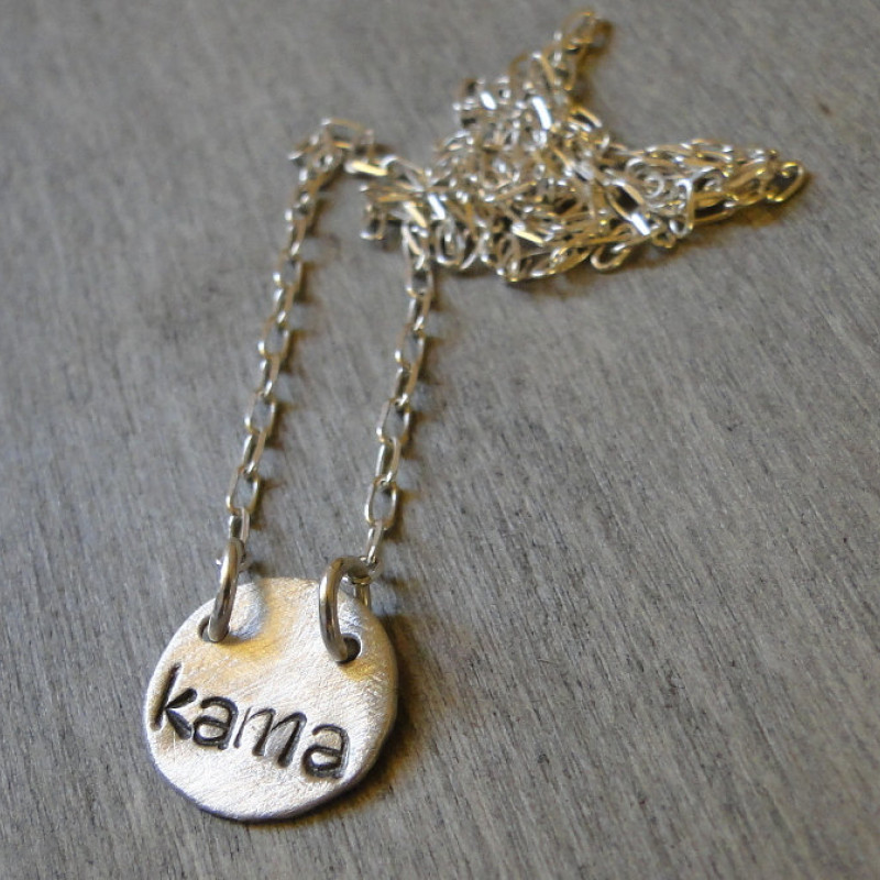 Personalize necklace chain with name Sterling Silver Hand made Custom ...