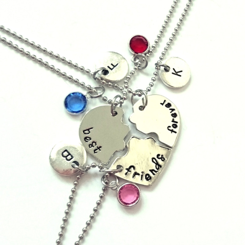 4 Best Friends Forever Necklaces