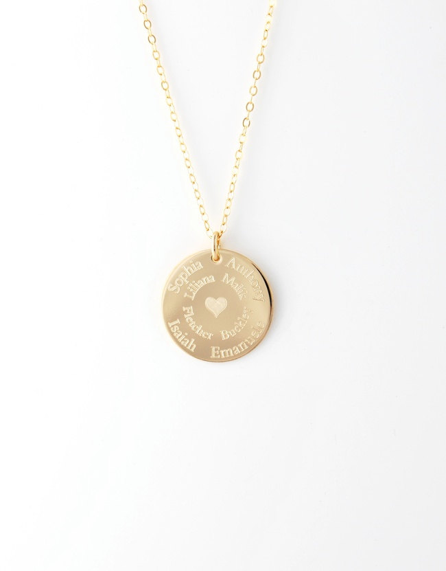 Gold or silver Generations Family tree necklace & lustrous cultured ...