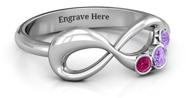 Now and Forever Infinity Ring - All Birthstone™