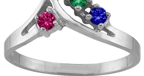 1-5 Stone Crest Ring - All Birthstone™