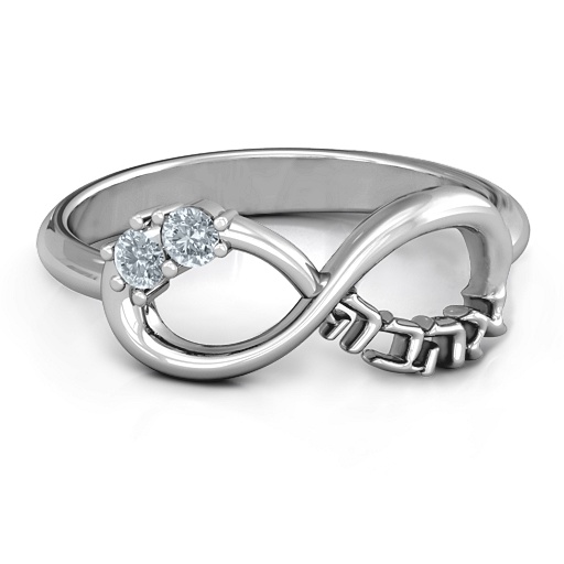 Infinity Ahava Ring - All Birthstone™