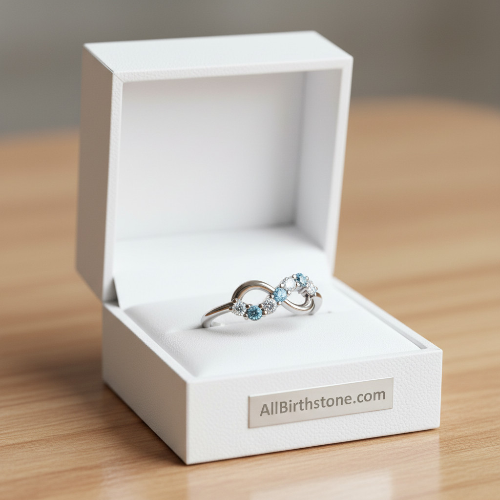 Infinity Ring - All Birthstone™