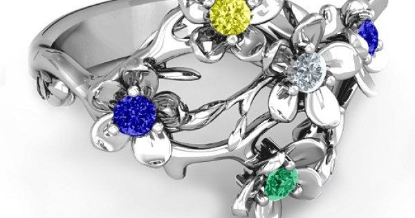 Sterling Silver Garden Party Ring - All Birthstone™