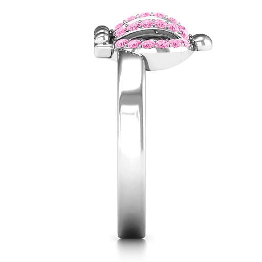 Sterling Silver Queen Of The Castle Crown Ring - All Birthstone™