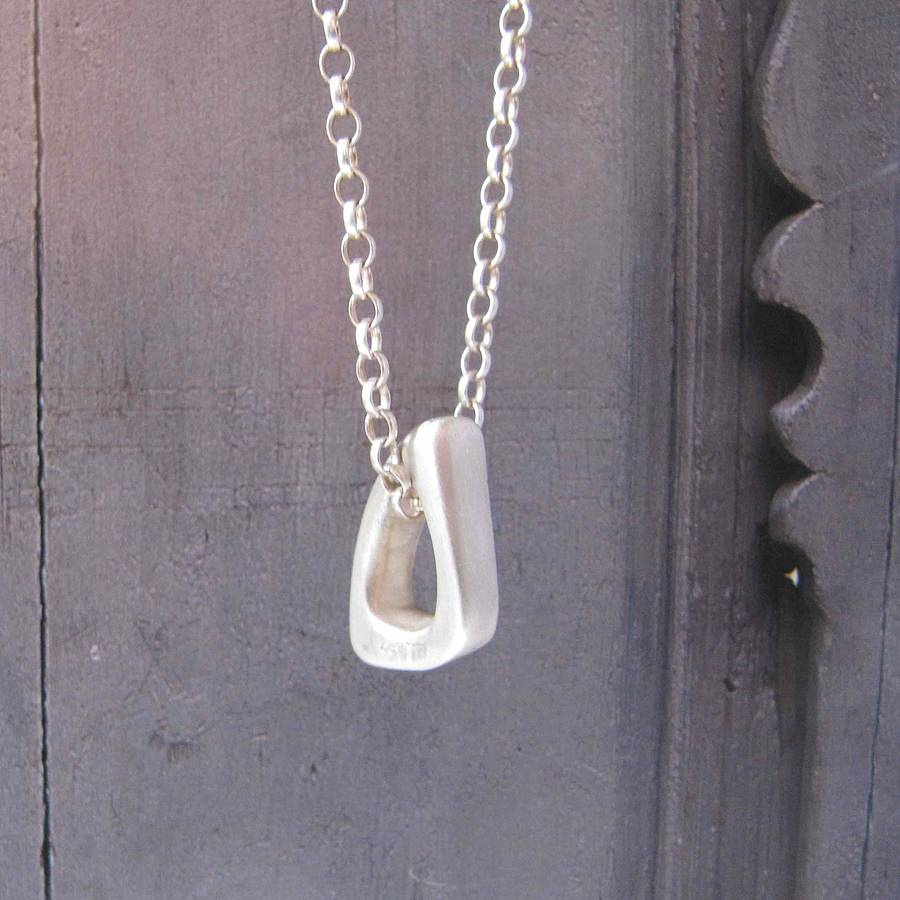 Infinity Triangle Necklace - All Birthstone™
