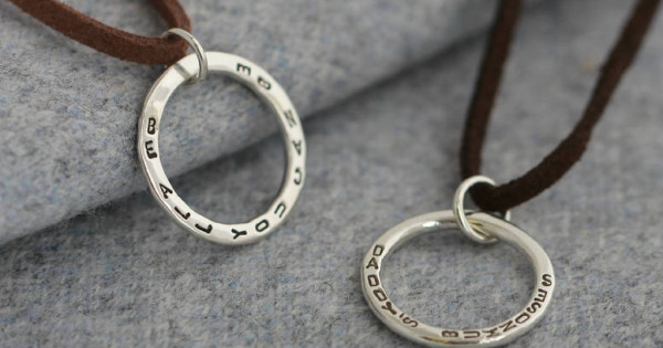 Personalised Circle On Suede - All Birthstone™
